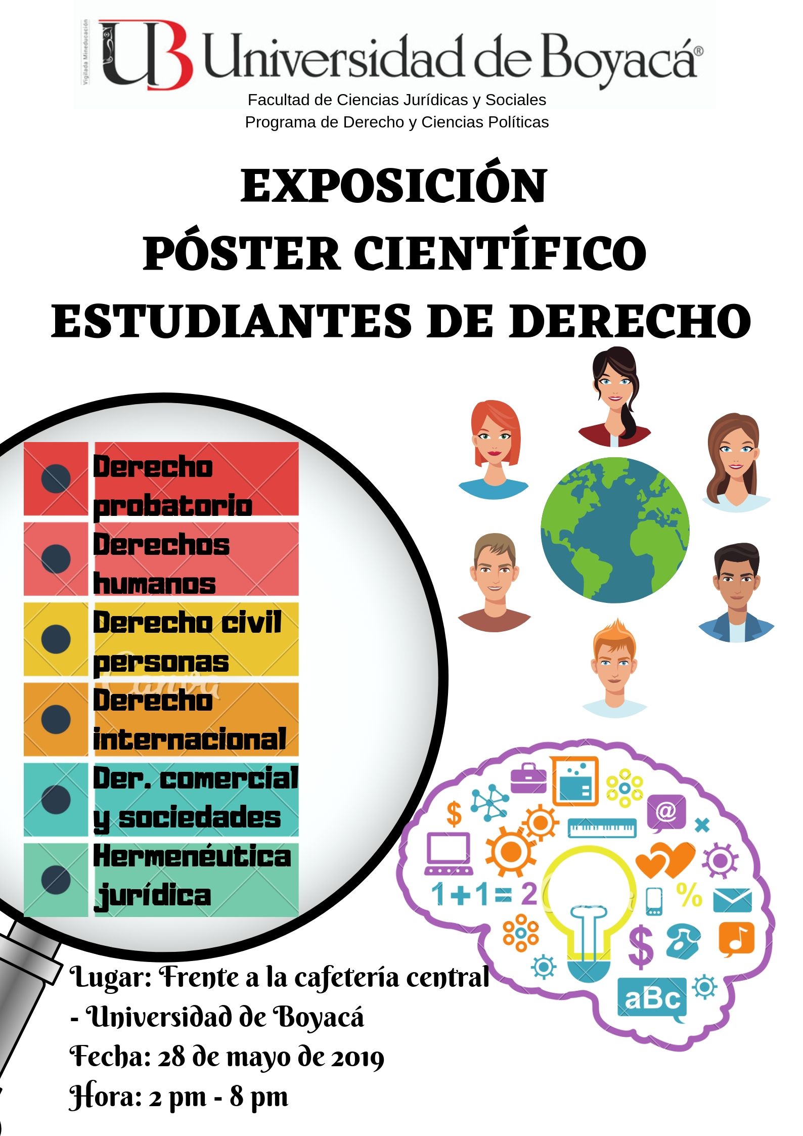 "Exposición de póster científico de los estudiantes de derecho ...