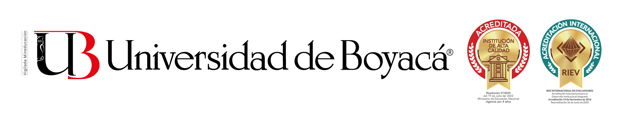 Logo Universidad de Boyacá - Horizontal | Universidad de Boyaca